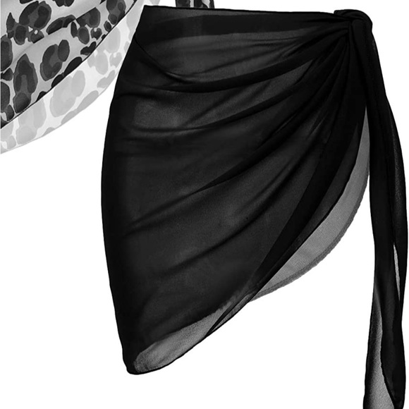 Passion of Essence | Swim | Women Chiffon Short Sheer Cover Ups Beach ...